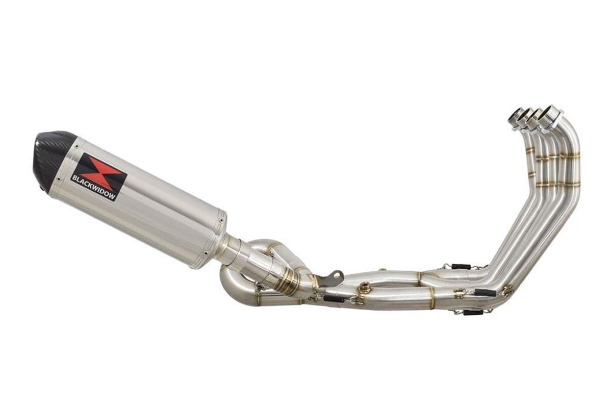 Performance Exhaust 300mm Oval Stainless Carbon Tip Silencer HONDA ...