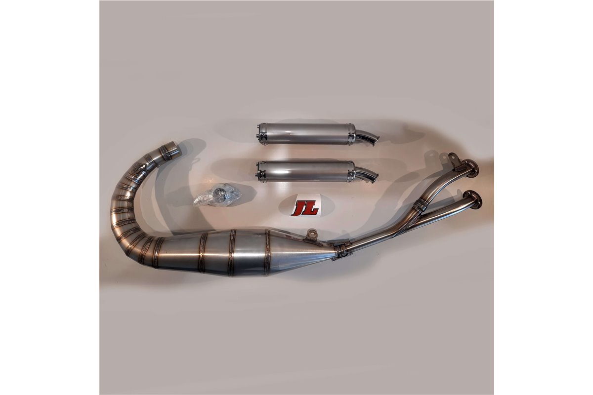 Expansion exhaust muffler Jim Lomas Aprilia RS 125 Steel silencers