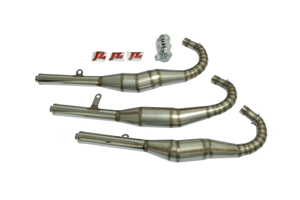 DRAINAGE, EXPANSION KAWASAKI H1 500 69 77 JIM LOMAS MUFFLER STAINLESS