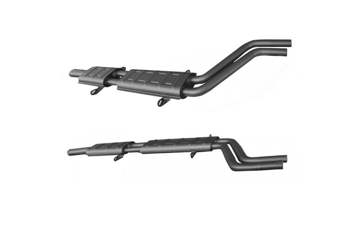 EXHAUST CENTRAL SILENCERS ANSA FERRARI 250 GT SPIDER CALIFORNIA 1959 1963