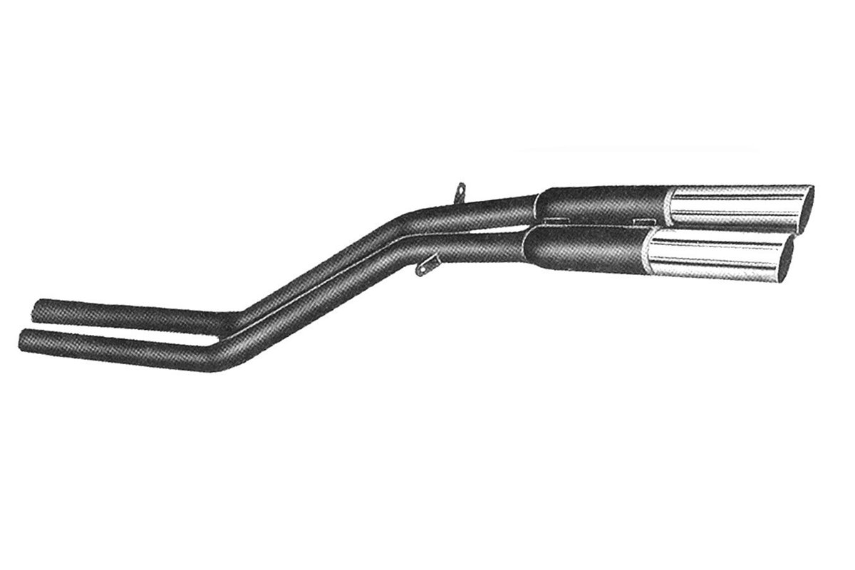 EXHAUST SILENCERS TERMINALS ANSA FERRARI 250 GT CABRIOLET II ...