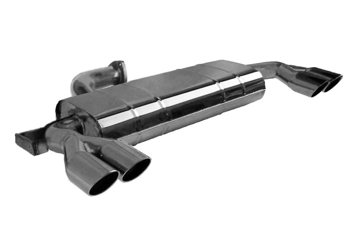 COMPLETE EXHAUST SYSTEM ANSA FERRARI 308 GTBI GTSI 4V USA MODEL 1 ° CAT ...