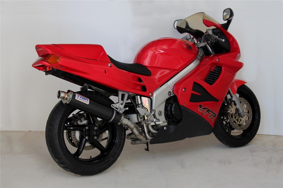 Set, pipe full race system round carbon silencer rh exit, gen 4 Tyga ...