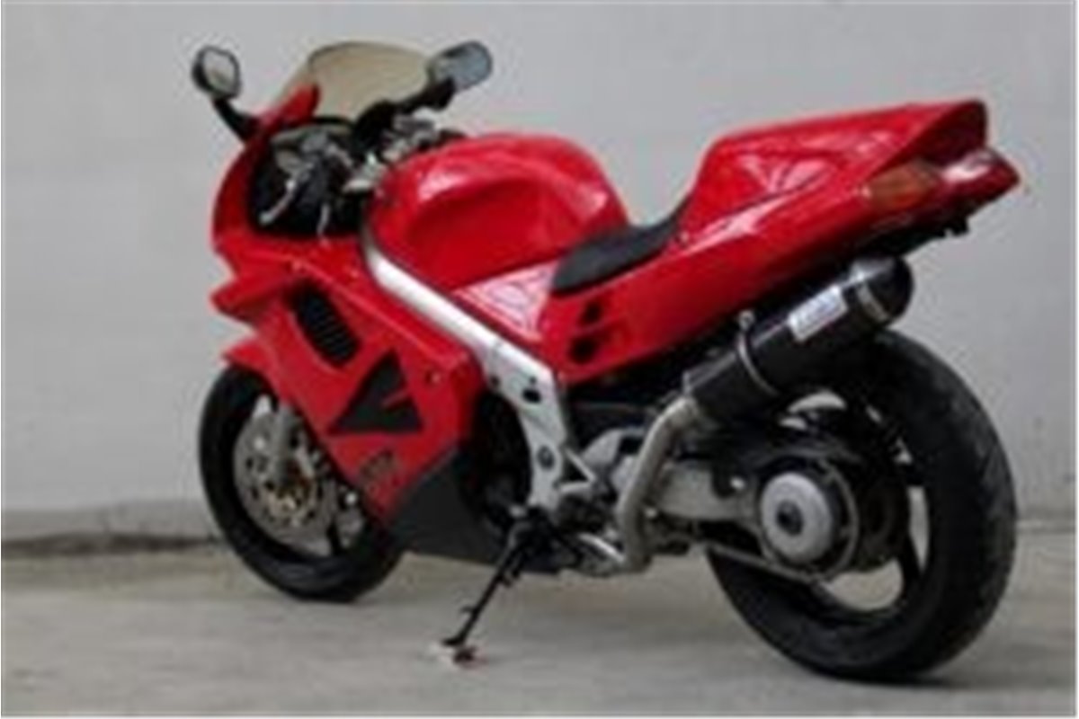 Set, pipe full race system oval carbon end lh exit, gen 4 Tyga Honda ...