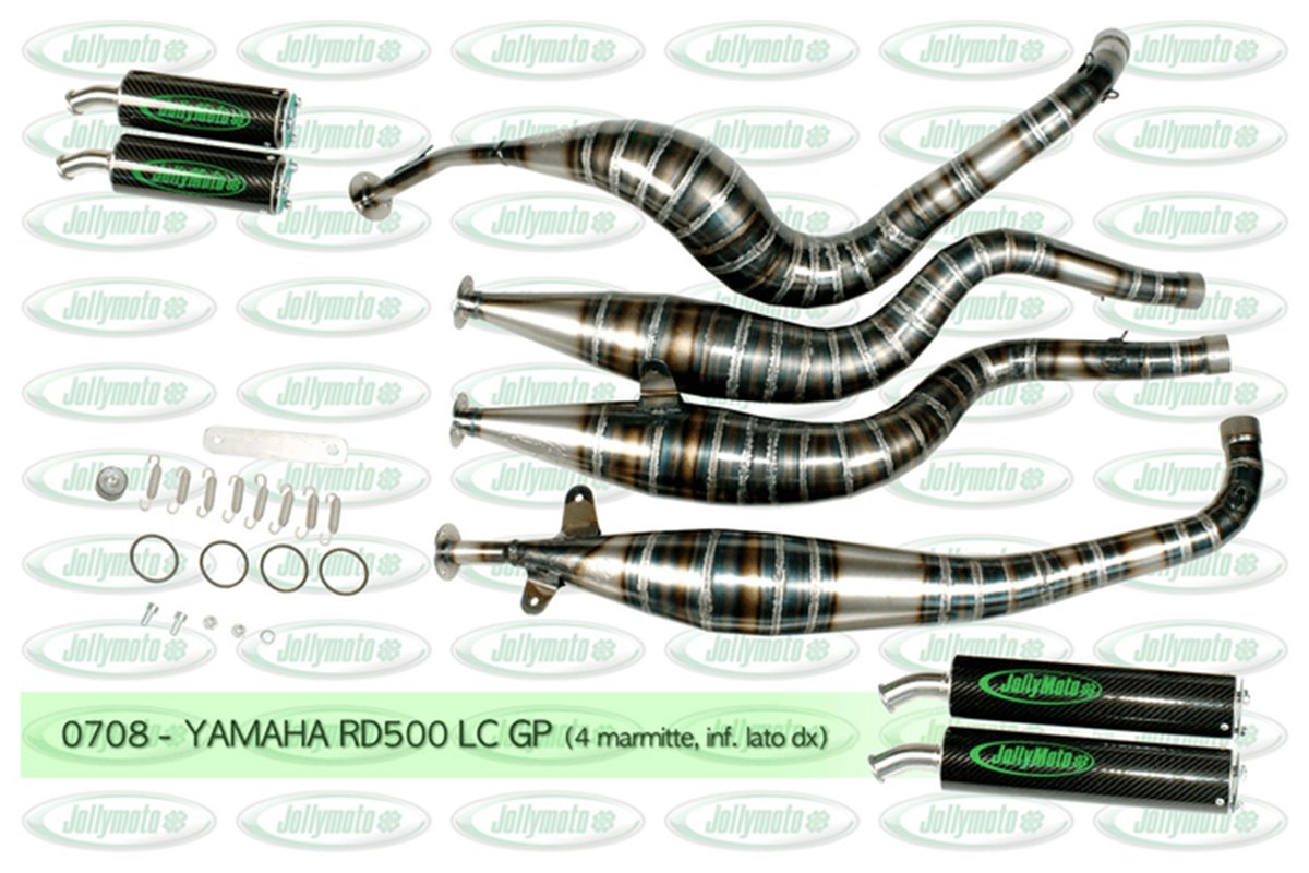 Exhausts, expansions, Exhaust Yamaha RD 500 LC GP, Jollymoto