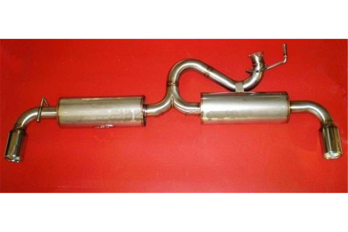 EXHAUST TERMINAL DOUBLE OUTLET LANCIA DELTA INTEGRALE HF 2.0 STEEL
