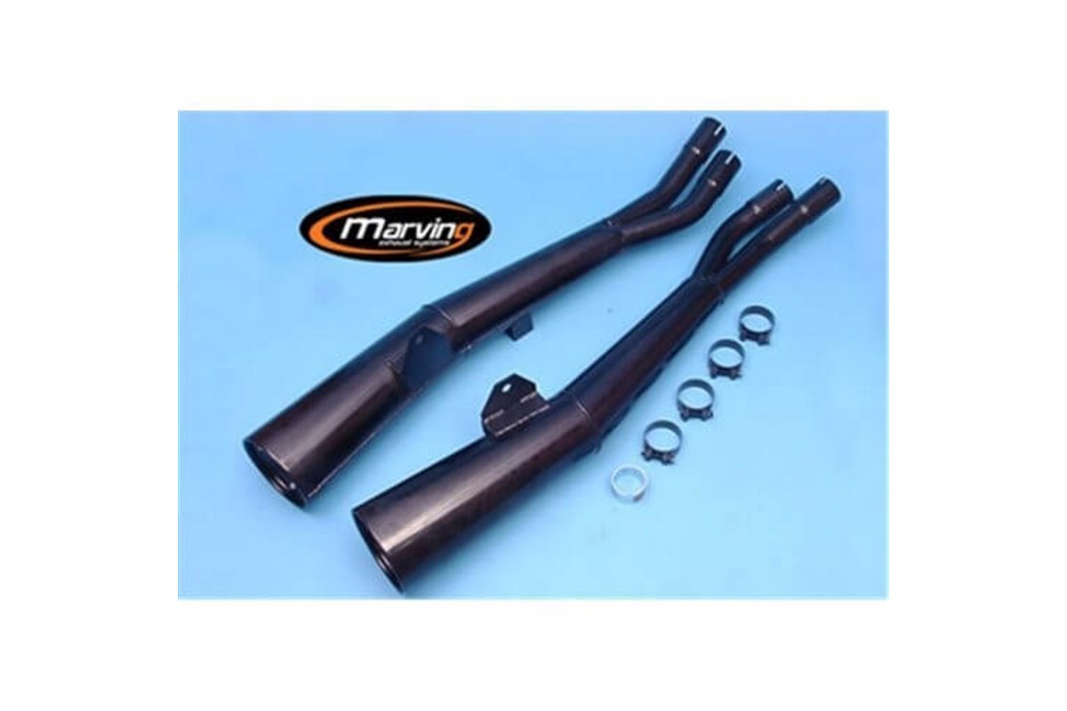 SILENCER EXHAUST TERMINALS MARVING SUZUKI GSX 750 S KATANA GR71A 80-84