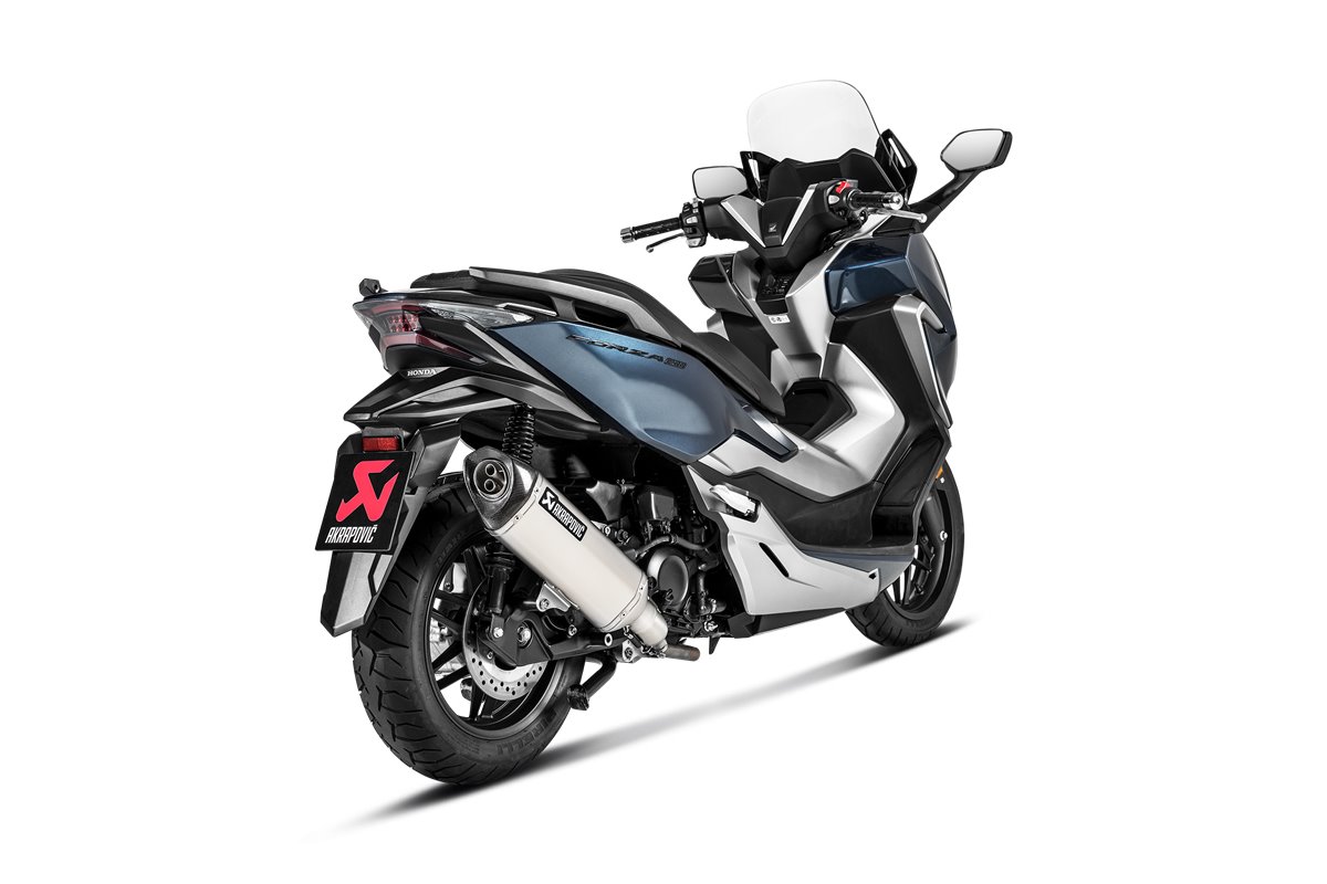 Akrapovic S-H3SO5-HRSS Exhaust Terminal in Ss Honda Nss300 Forza 2018 ...