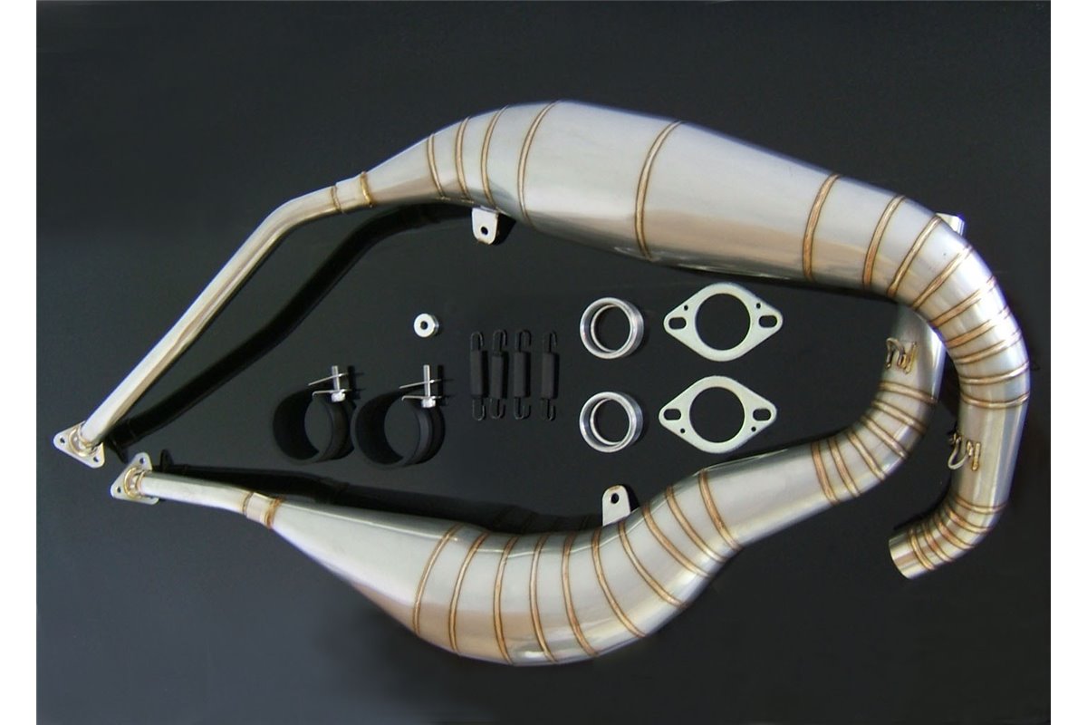 Set exhausts side by side stainless steel Tyga Suzuki RGV250 VJ22