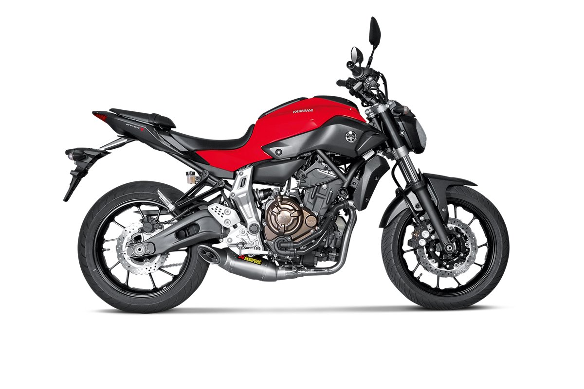 Akrapovic S-Y7R1-HAFT Titanium Full Exhaust System Yamaha Mt-07-Fz-07 ...