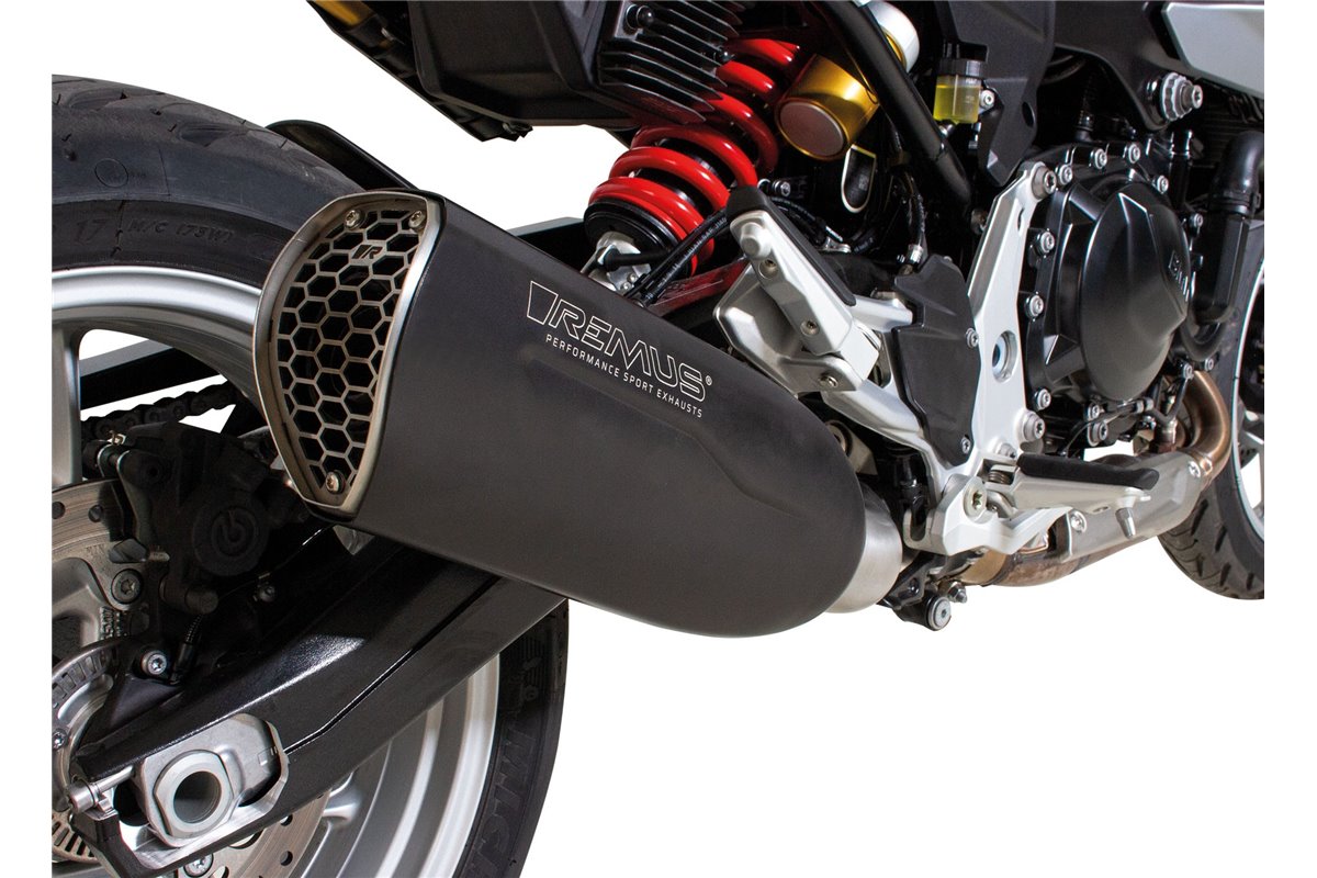 Terminal exhaust system 94782 100765 Remus NXT stainless steel black ...