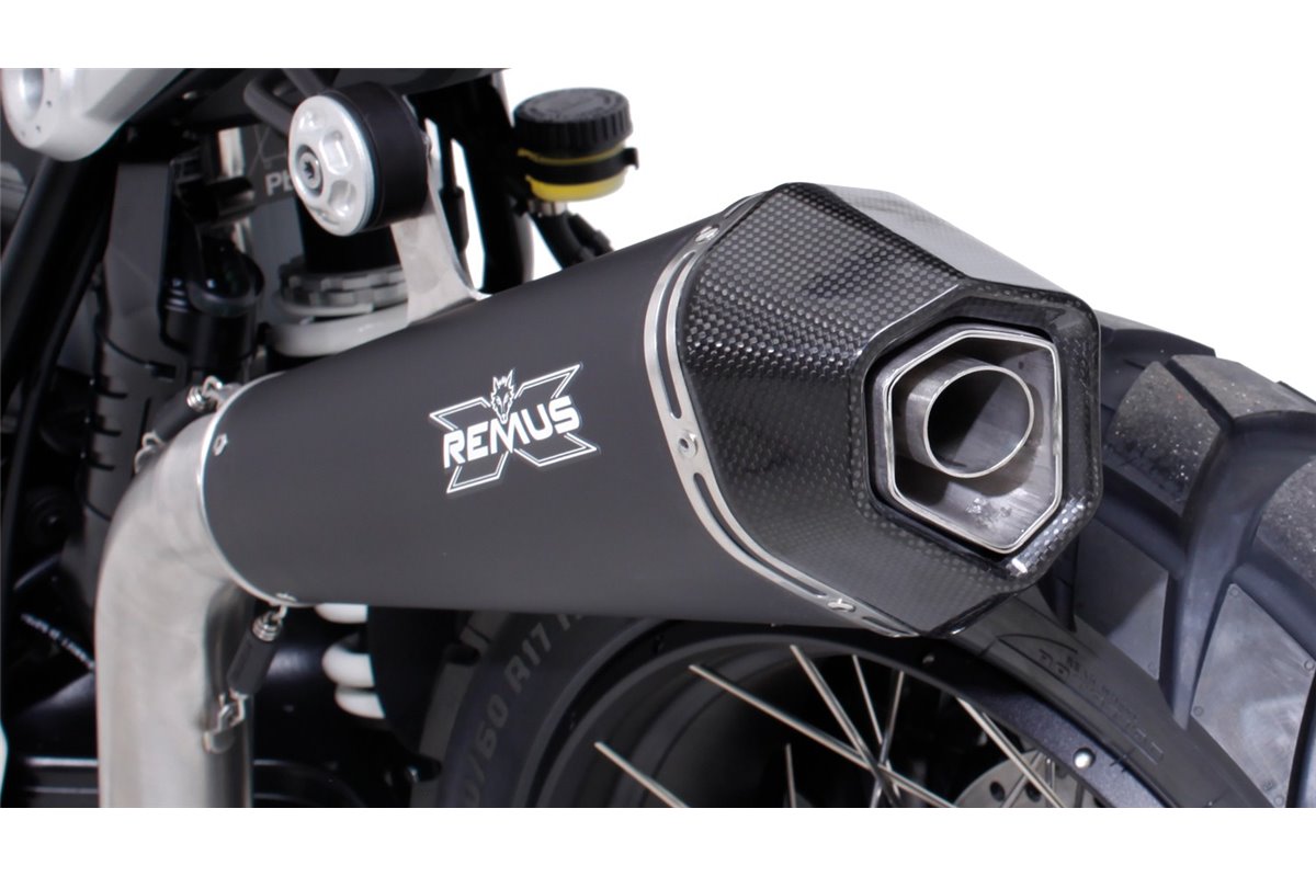 remus 086783 087516L Hypercone racing steel black exhaust system BMW R ...