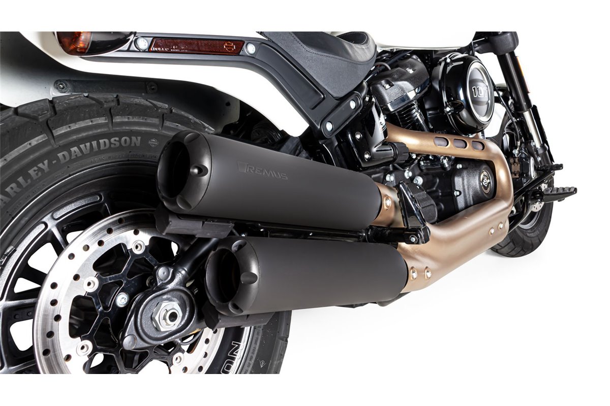 Remus exhaust system 007702 300418 Custom Harley-Davidson Softail ST1 ...