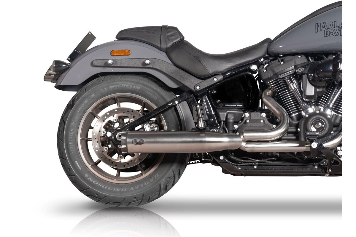 Exhaust Pair Silencers VPerformance Satin AHAR0340054 Harley-Davidson ...