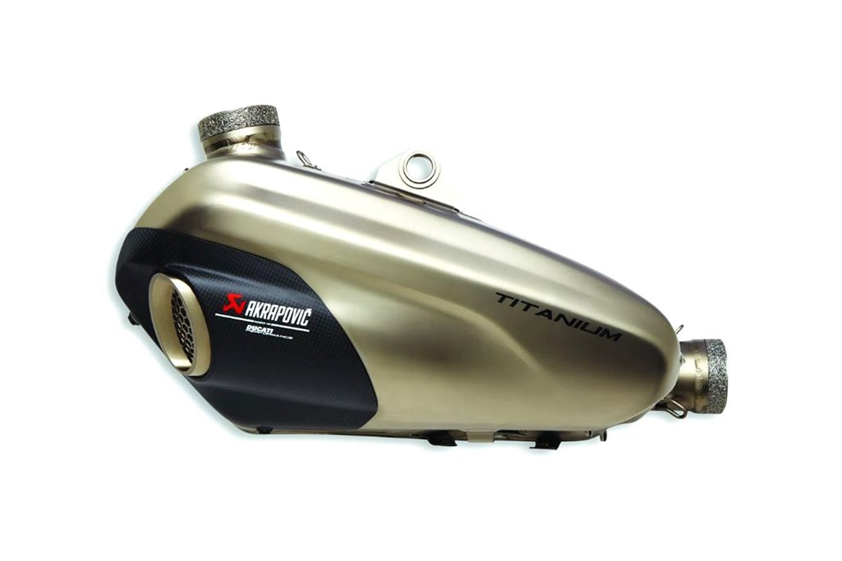 Ducati 380789 Akrapovic Euro 5 Doppel-Titan-Auspuff für Streetfighter ...