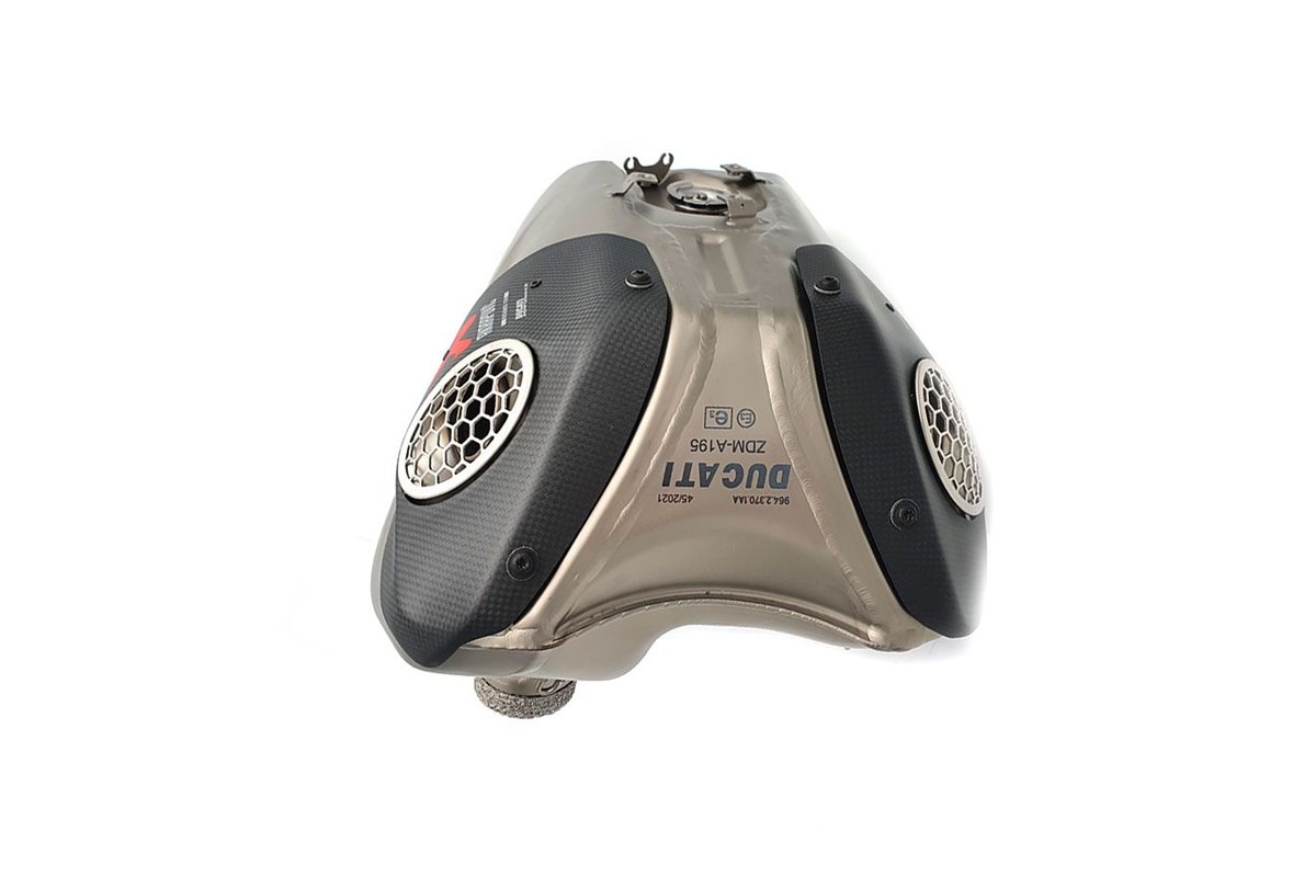 Ducati 380789 Akrapovic Euro 5 Titanium Double Exhaust For ...