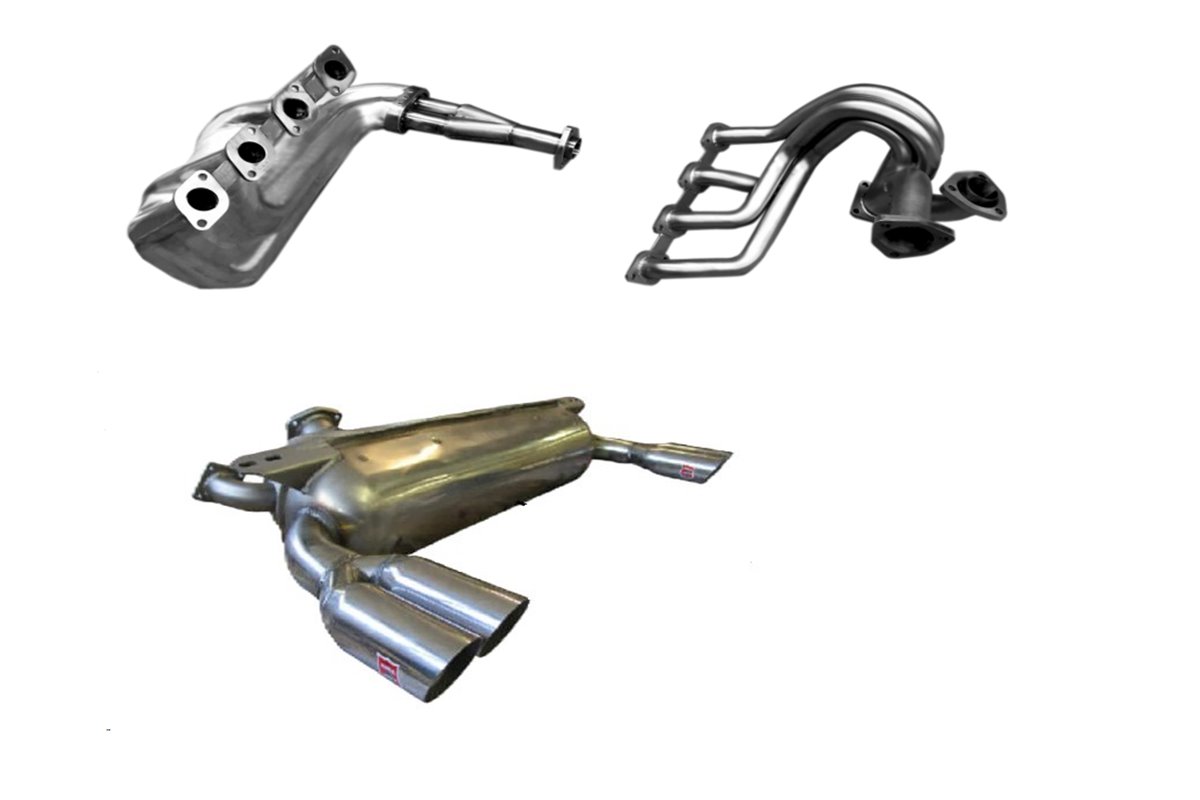 Complete exhaust kit Ansa Ferrari 208 GTB – GTS Turbo 1982