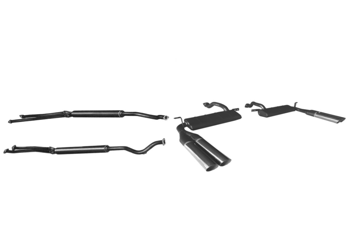 Ansa exhaust kit Lamborghini Jarama 400 GT 2+2 (2nd series) from 1971 ...