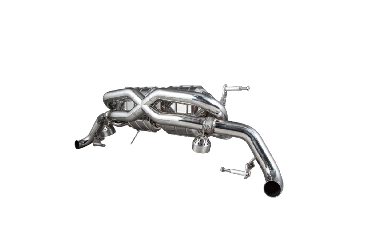 X Pipe CES3 Stainless Steel Capristo Exhaust System Audi R8 V10 ...