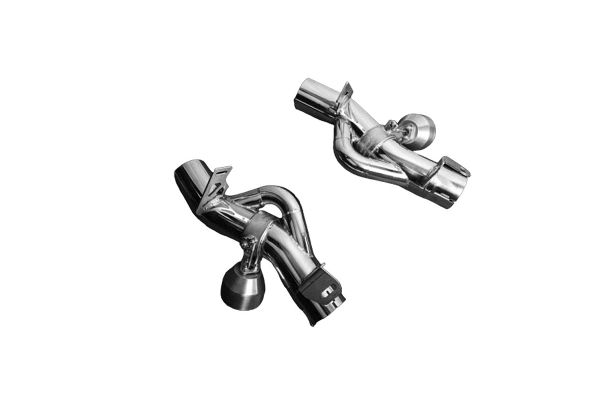 Stainless Steel Exhaust with Capristo Valve Ferrari 488 Pista ...