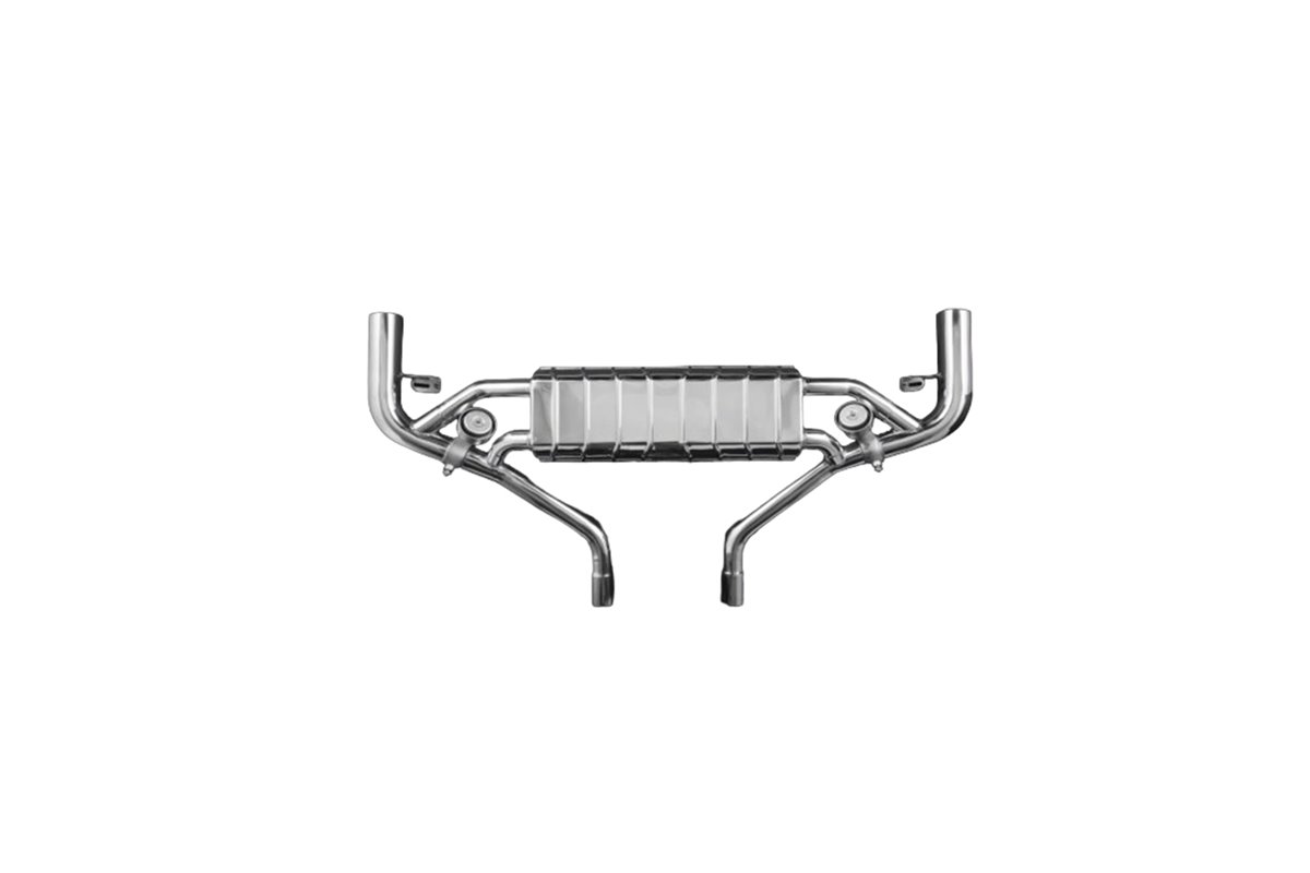 Exhaust system with CES3 Capristo valve Mercedes AMG ML63 W166 2012 ...