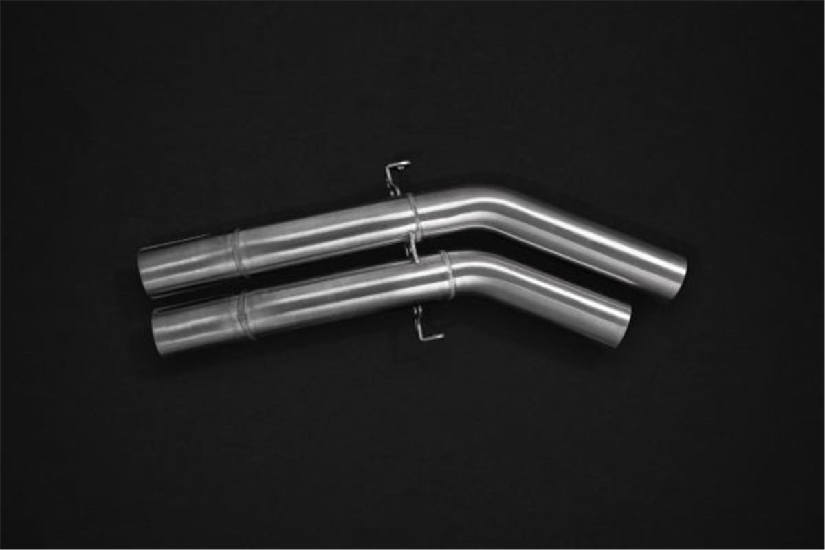 Auspuff mit Klappe + Mittelschalldämpfer und Wicrom Capristo ...