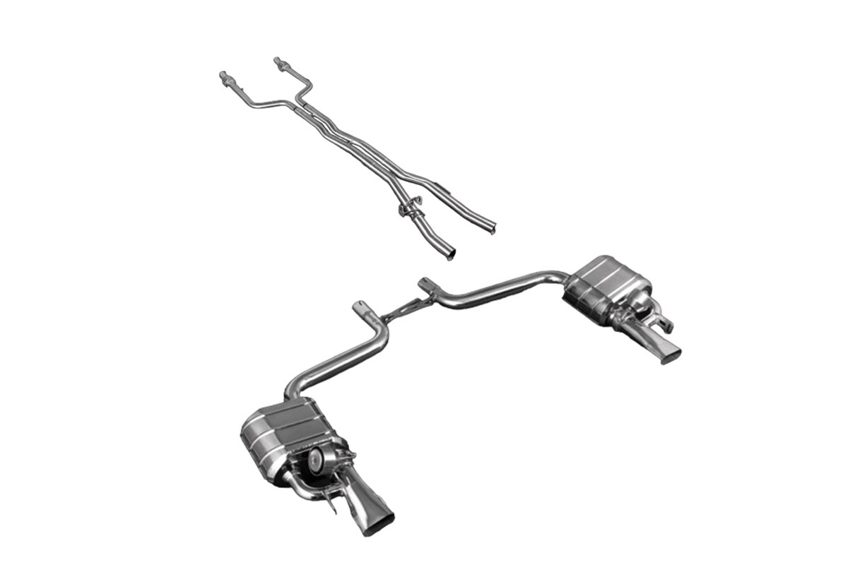 Capristo Exhaust with Valve + Center Pipes Mercedes AMG E43/E400 W/S213 ...