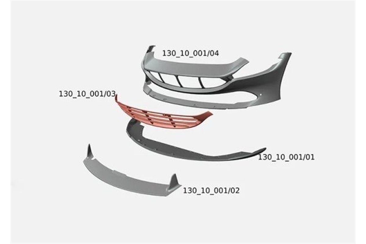 Capristo Ferrari Roma Carbon Fiber Front Bumper 03FE13010001