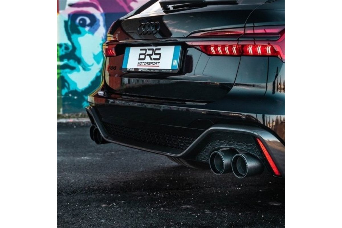 Full exhaust with valve carbon terminals Capristo Audi Rs6 / Rs7 from ...