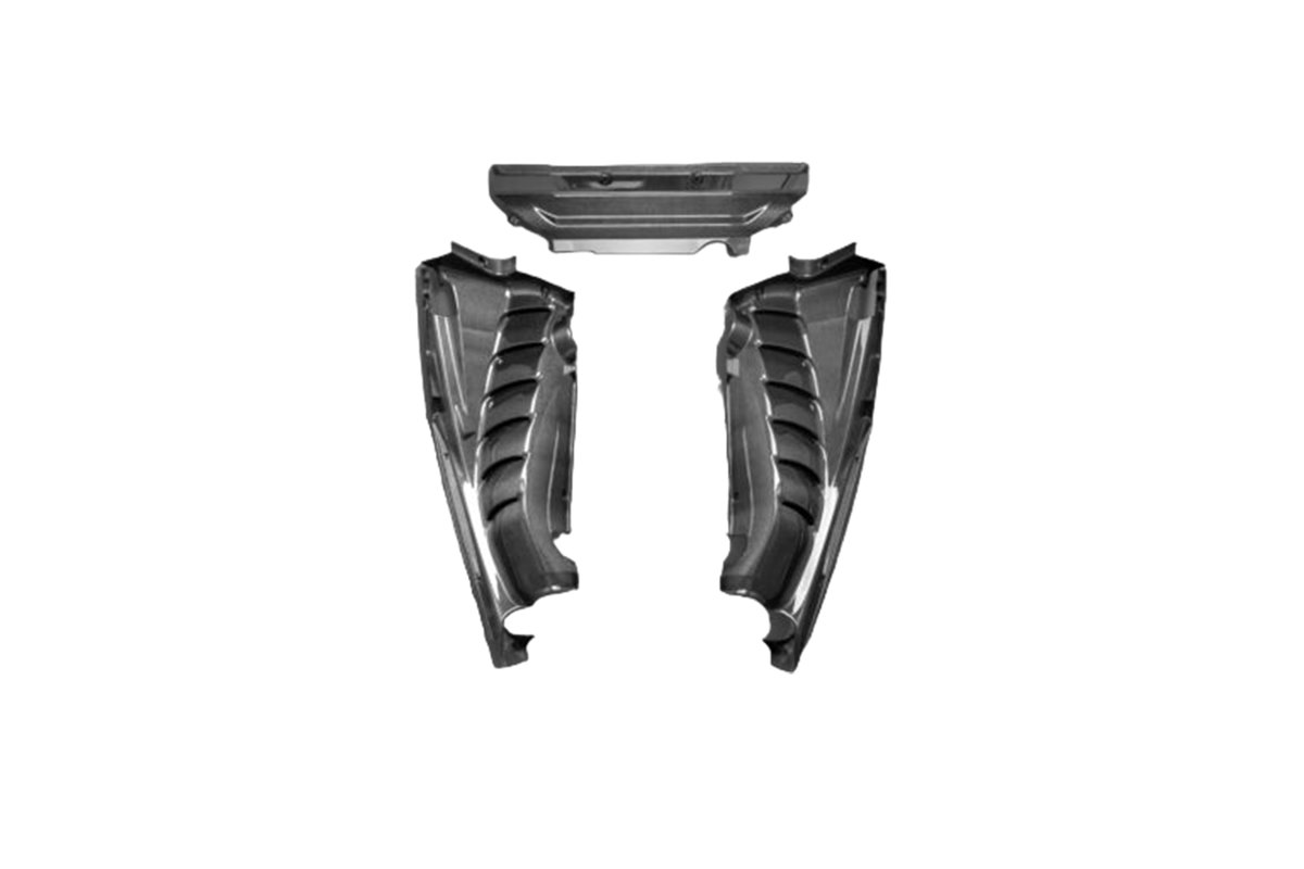 Capristo Ferrari 488 Carbon Fiber Engine Compartment Side Covers ...