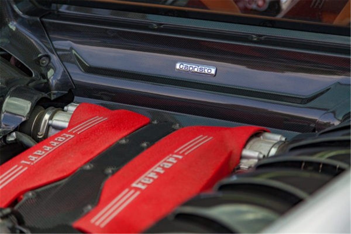 Capristo Ferrari 488 carbon engine compartment side covers