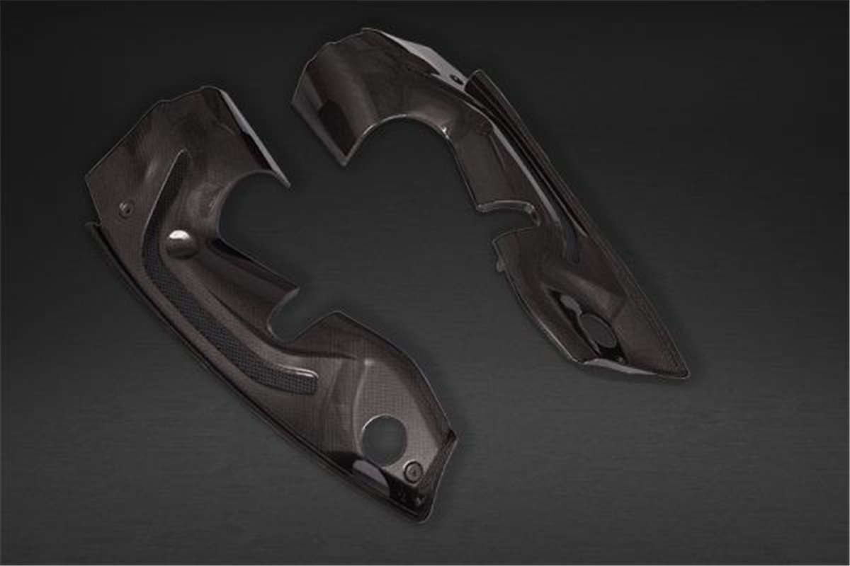 Capristo Ferrari F8 spider carbon engine compartment side covers