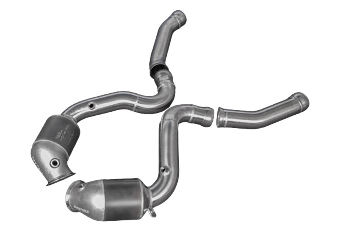 Sports Catalytic Downpipe 250 cells OPF Capristo Mercedes C-Class AMG ...