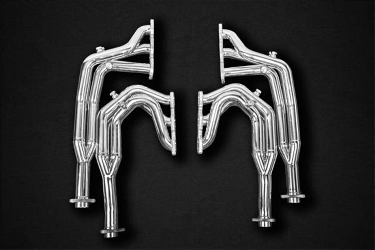 Capristo Ferrari 512 / Testarossa USA exhaust manifolds in stainless steel