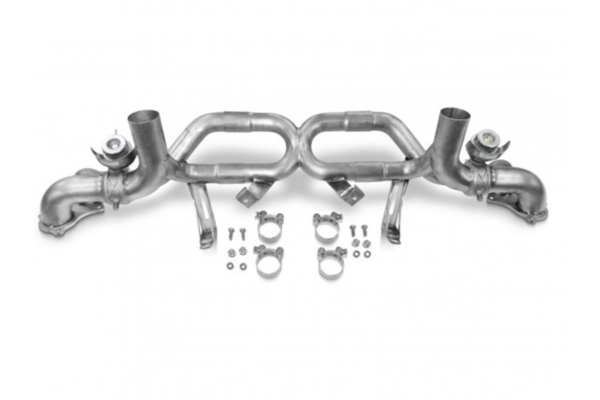 Stainless steel exhaust terminal Tubi Style Porsche GT4 from 2020