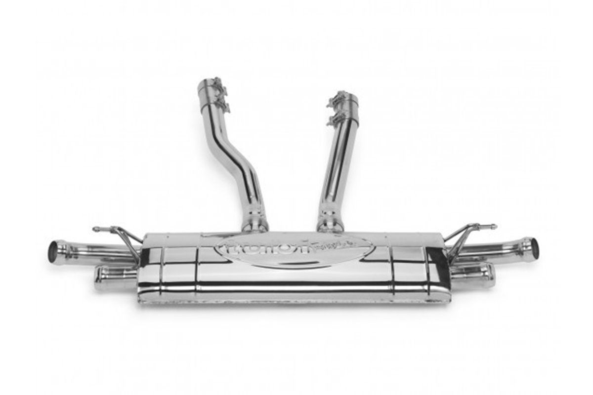 Stainless steel exhaust terminal Porsche Cayenne Turbo style pipes from ...