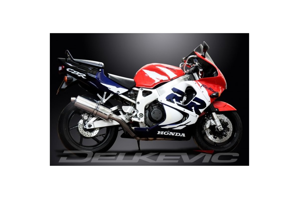 HONDA CBR900RR FIREBLADE 96-99 EXHAUST STAINLESS DOWNPIPES & LINKPIPE ...