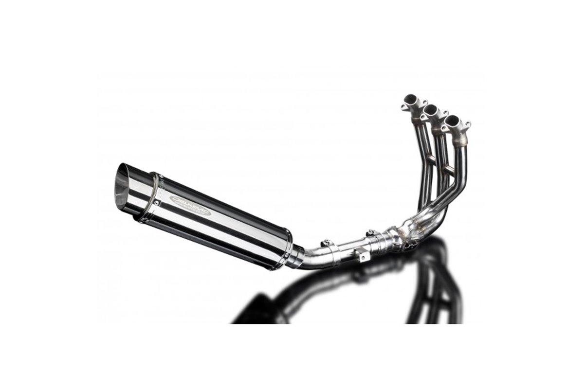 TRIUMPH STREET TRIPLE 675 13-16 DECAT FULL EXHAUST SYSTEM 350MM ROUND ...