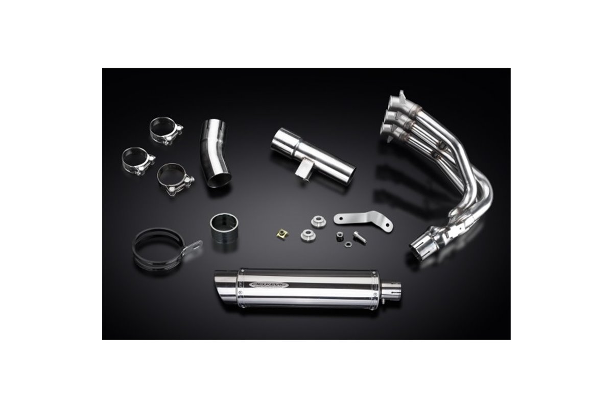 TRIUMPH STREET TRIPLE 675 13-16 DECAT FULL EXHAUST SYSTEM 350MM ROUND ...