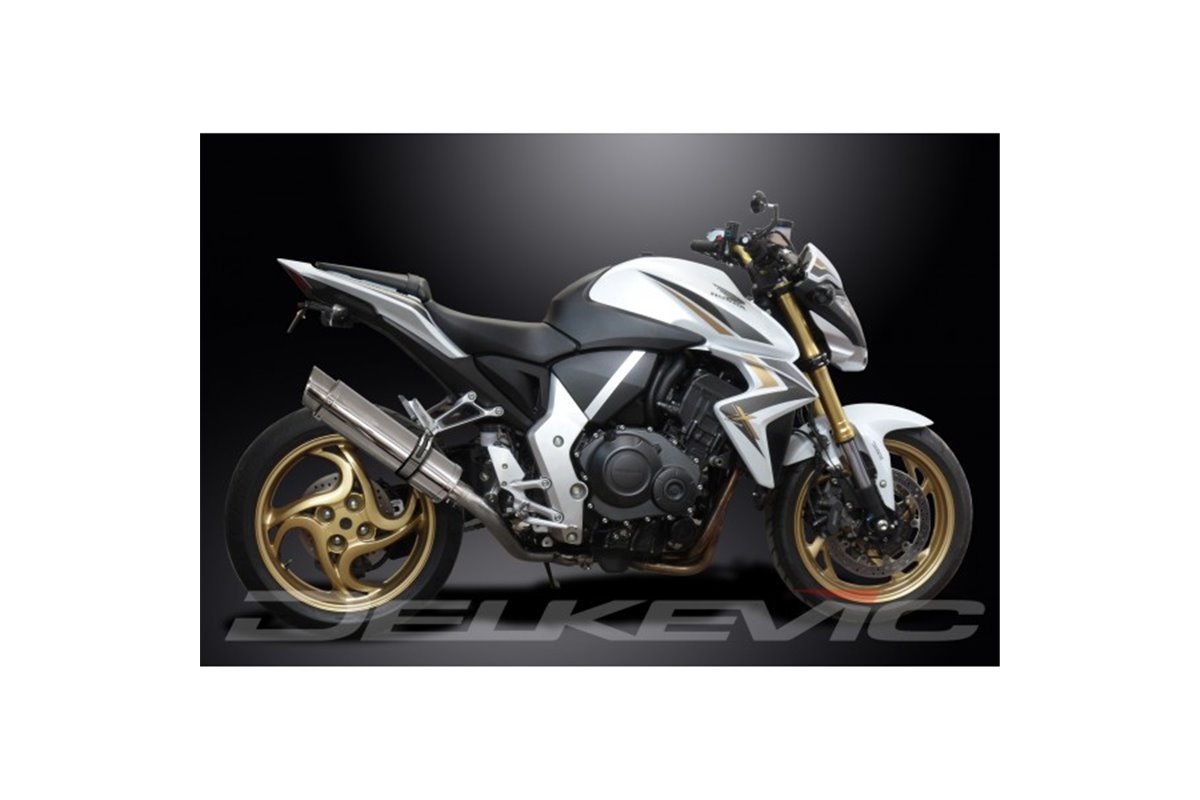 HONDA CB1000R-RA 2008-2017 DECAT 350MM ROUND STAINLESS BSAU SILENCER ...