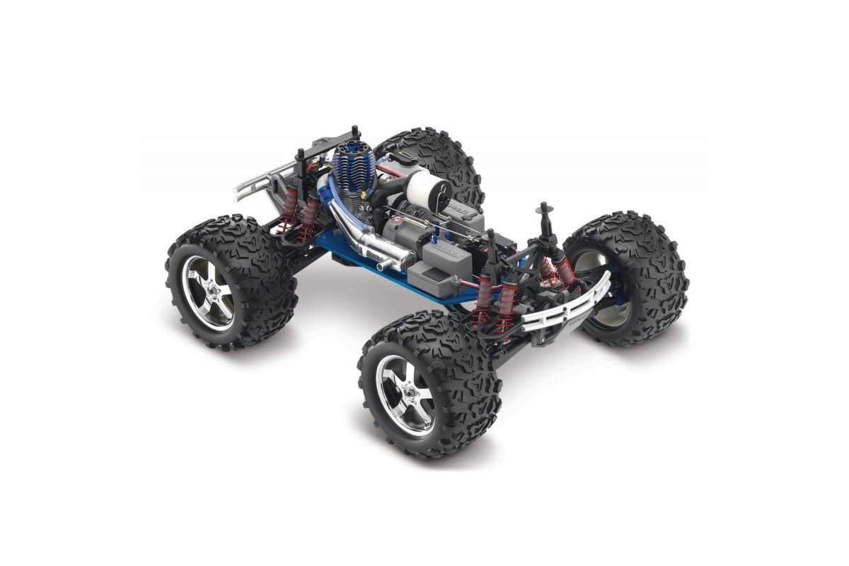 Automodello RC T-MAXX NITRO MONSTER TRUCK RTR 3.3 2.4GHZ TSM Red