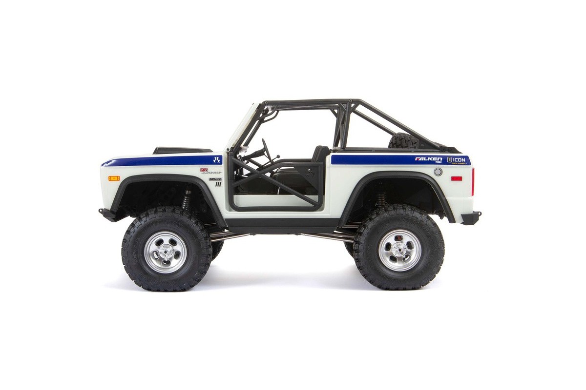 Automodello RC Axial SCX10 III Early Ford Bronco 4WD 1/10 RTR (Bianco)