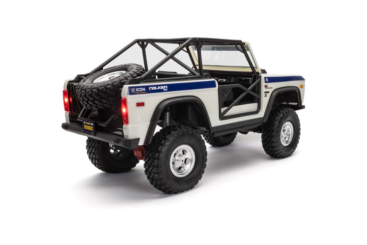 Automodello RC Axial SCX10 III Early Ford Bronco 4WD 1/10 RTR (Bianco)