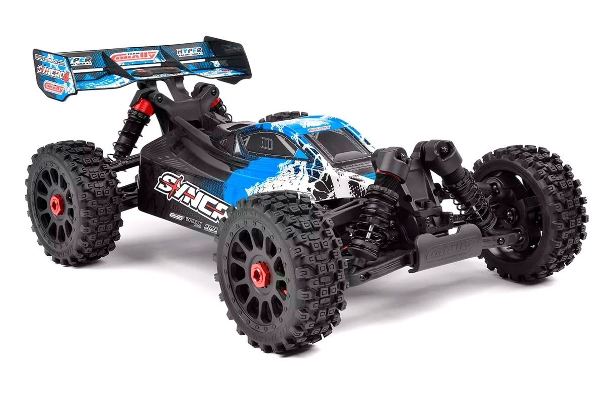 Automodello RC Corally Syncro-4 Brushless Power 3-4S RTR (blu)