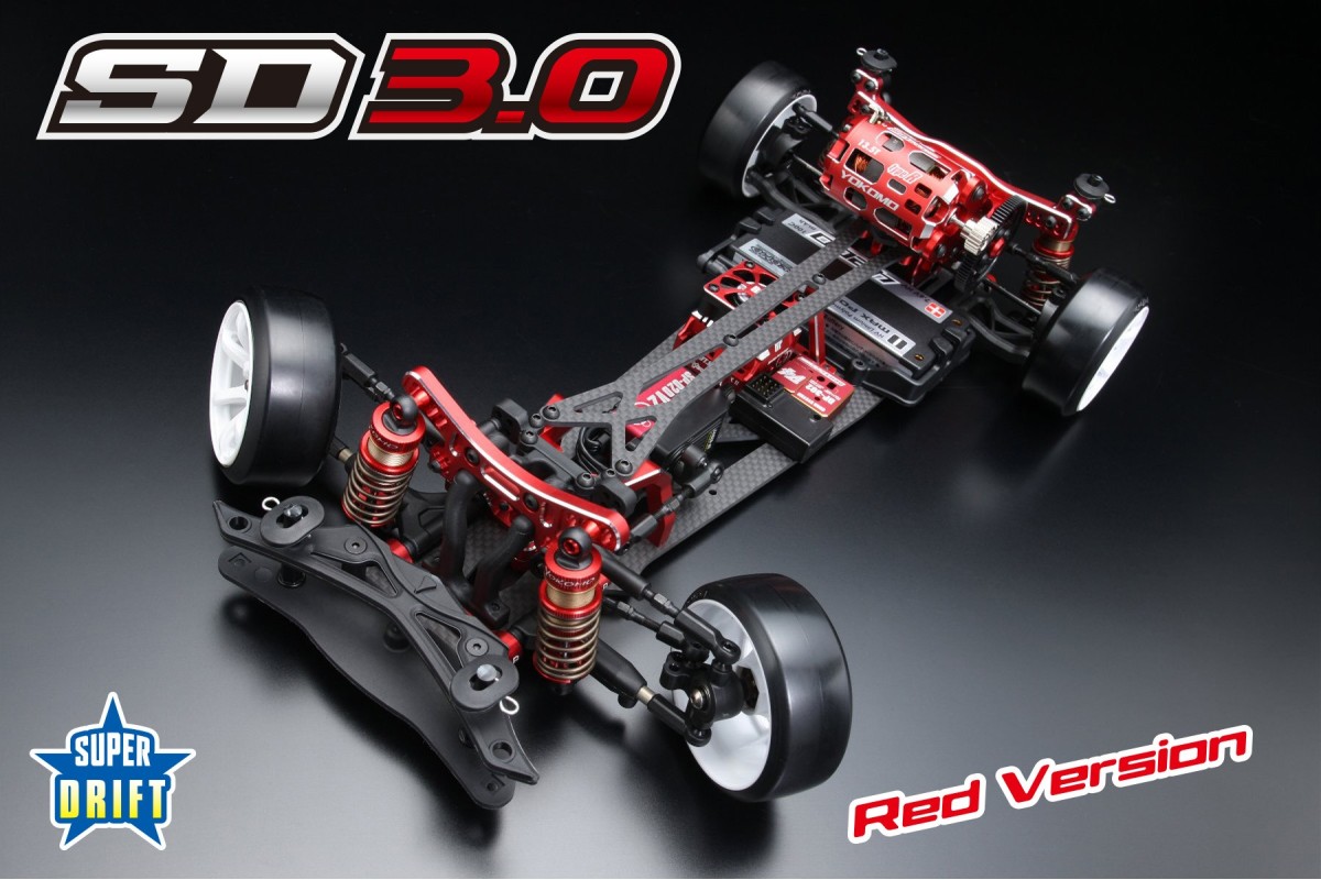 Automodello RC Yokomo Super Drift SD 3.0 Versione Rossa