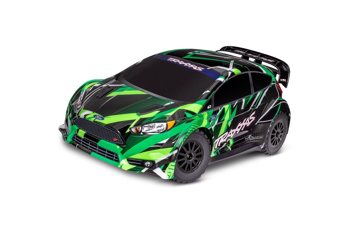 Automodello RC Traxxas Ford Fiesta ST Rally 1:10 VXL RTR (Verde)