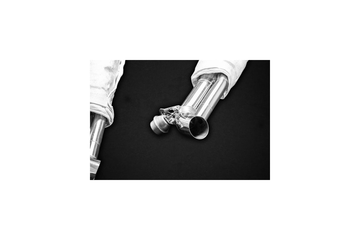 Stainless Steel Exhaust System With Valves And Heat Blankets Ces3 ...