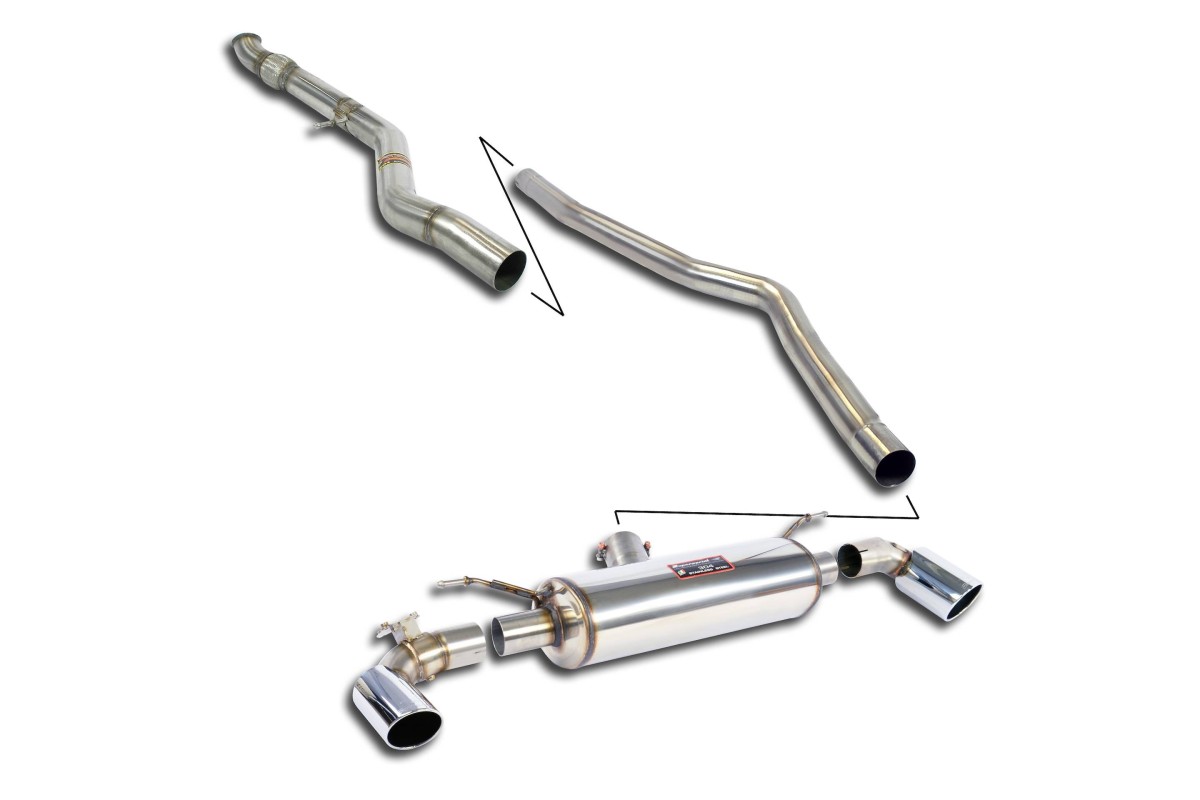 SUPERSPRINT FULL EXHAUST BMW F20 / F21 M135i XDRIVE - 320 Hp - FROM ...